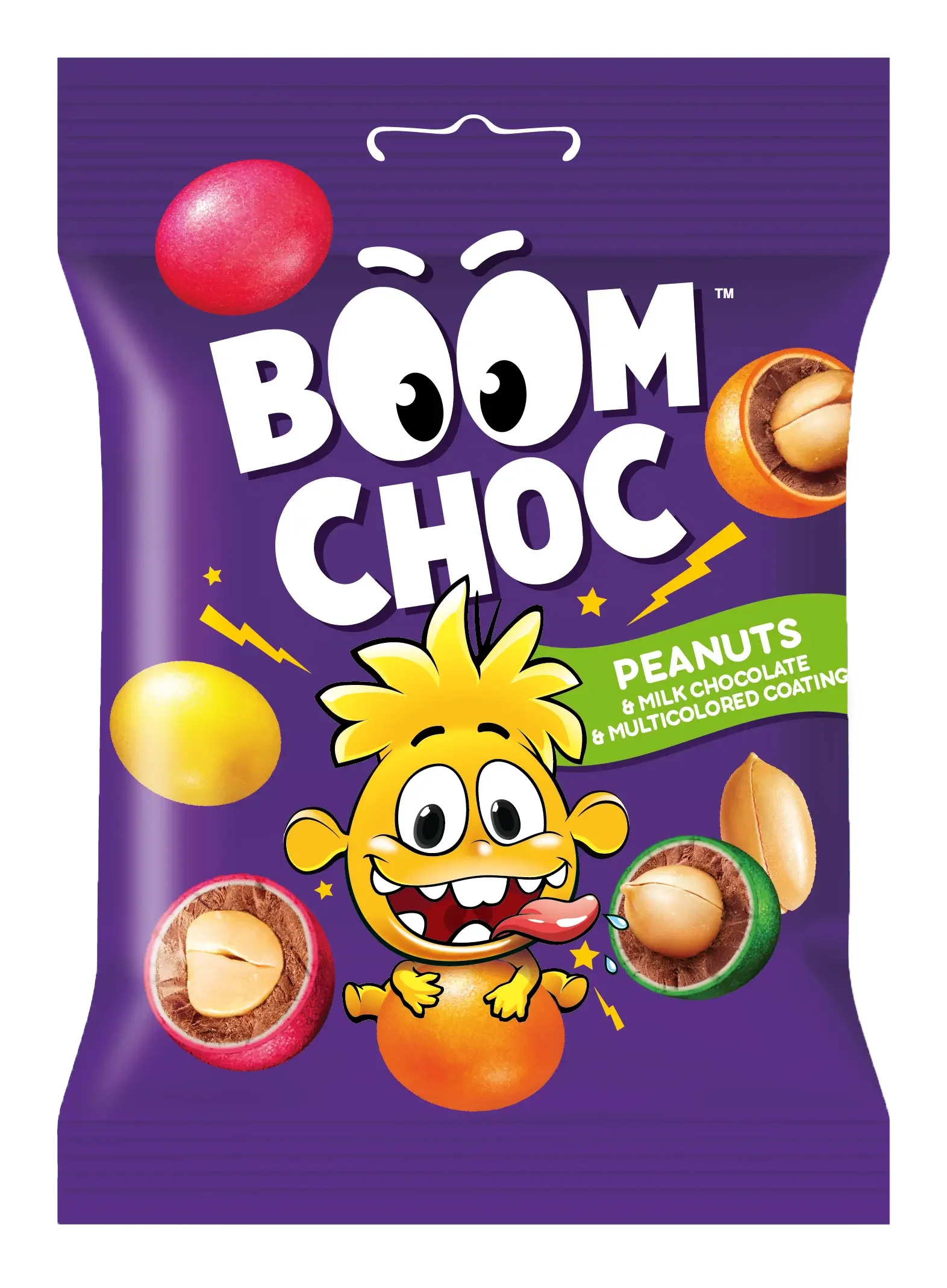 Драже BOOM CHOC Арахіс в шоколаді та кольоровій глазурі – Millennium ...